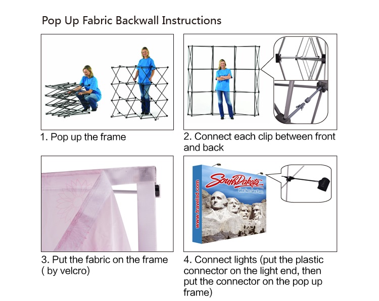 Fabric Pop Up Backdrop - Favoshow